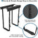 BONTEC Under Desk PC CPU Holder Straps Computer Tower Mount Bracket Of